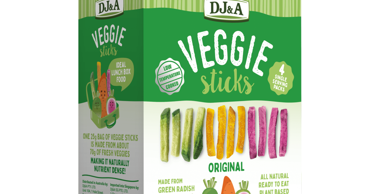 Thanh Snack Rau Mix 3 Loại Củ Cho Bé Vị Truyền Thống - DJ&A Hàng Úc