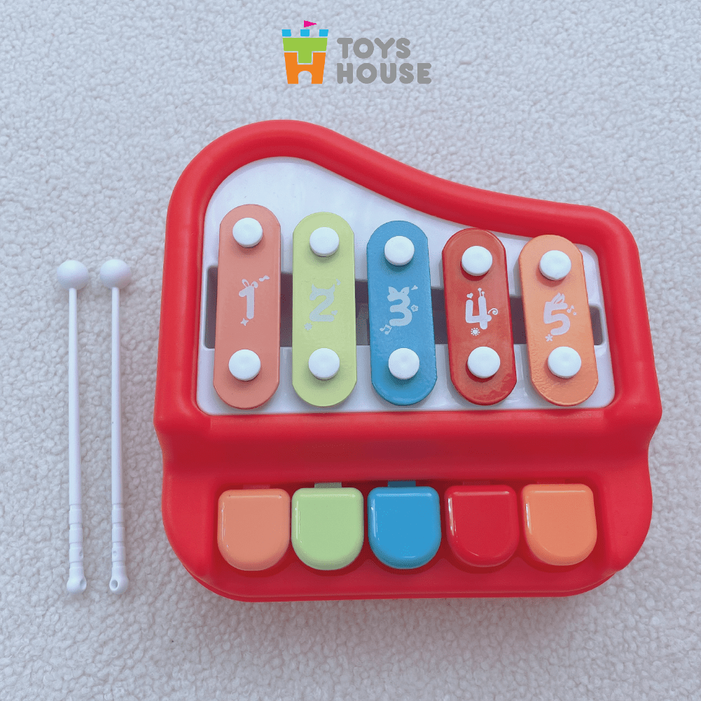 Đàn piano kết hợp đàn gõ Xylophone 5 phím cho bé -ToysHouse ...